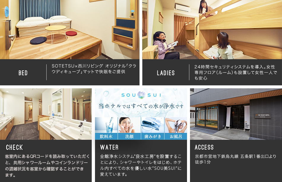 THE POCKET HOTEL（ザ・ポケットホテル）京都烏丸五条 宿泊予約【楽天トラベル】